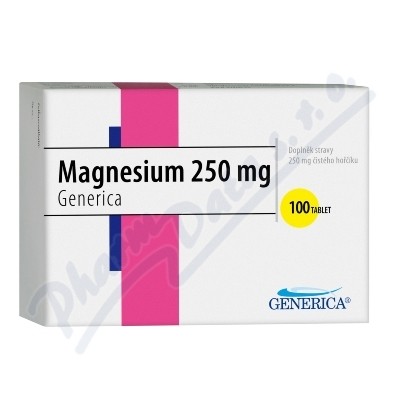 Magnesium 250 Generica tbl. 100